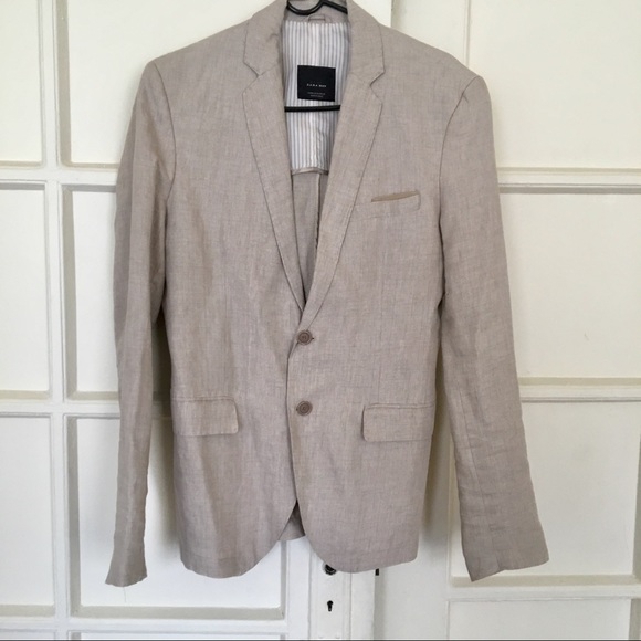 Zara | Jackets & Coats | Zara Linen Mens Oversize Jacket | Poshmark